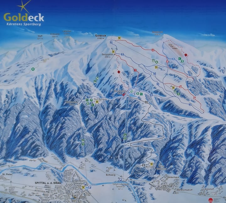 65 M² Ferienwohnung ∙ 1 Schlafzimmer ∙ 6 Gäste - Spittal an der Drau