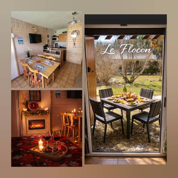 Le Flocon, Joli Rez De Jardin 4 Pers, Les Rousses - Les Rousses