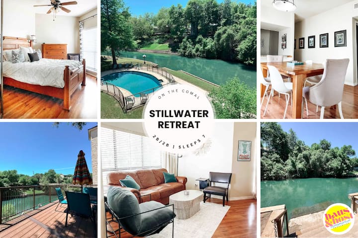 Comal Riverfront Condo, Walk To The Bahn, 2b/2b - New Braunfels, TX