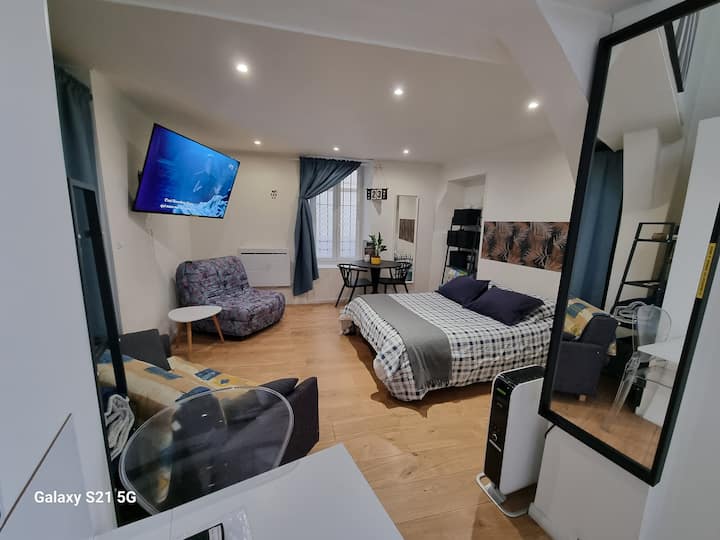 Studio Confortable  Sur Zone Piétonne Des Halles - ディジョン