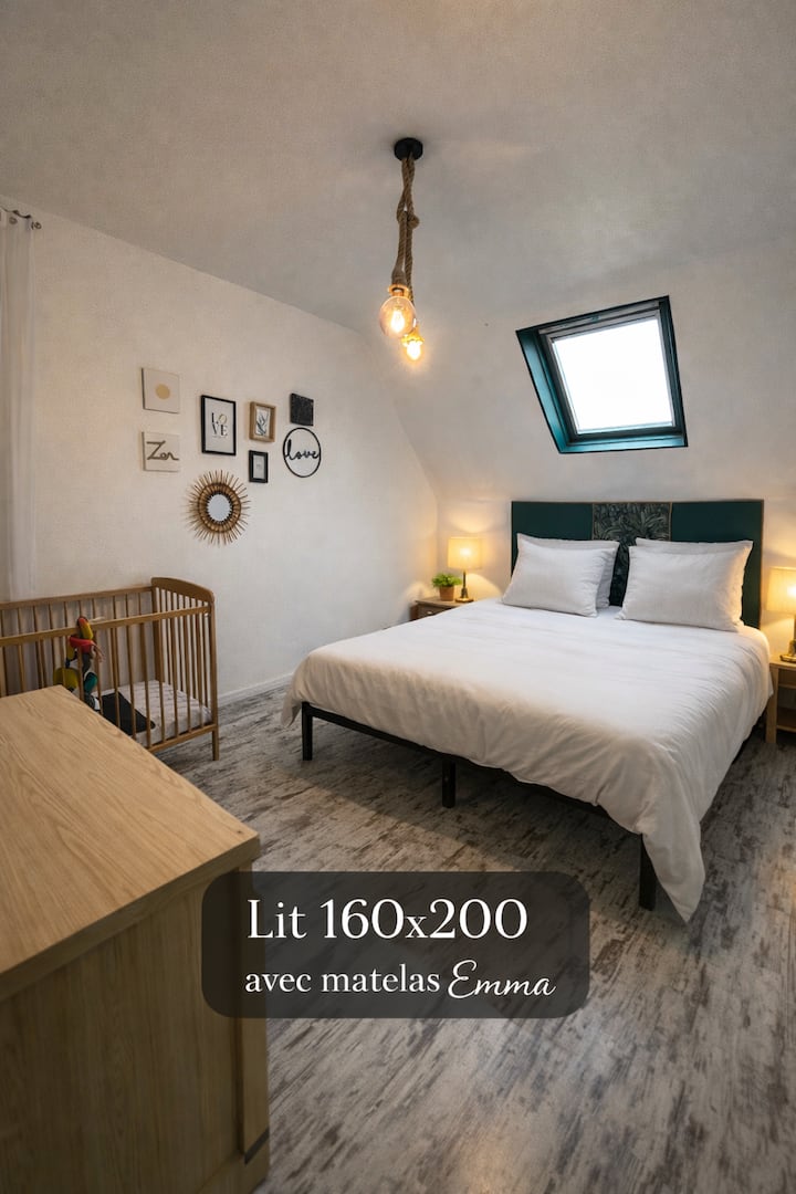 Family Friendly 3ch/2sdb Ctr Ville Parking Free - Romorantin-Lanthenay