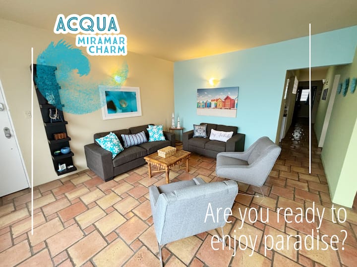 Acqua Miramar Charm - Steps From Top Attractions - San Juan