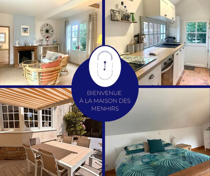 Maison Carnacoise/6pers/3cbr/wifi/jardin/plage - Carnac