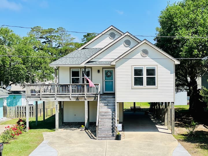 Central Obx•10 Min Walk To Beach•new K Beds - Kitty Hawk, NC