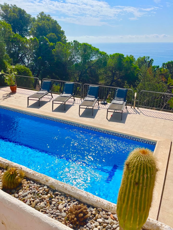 Costa Brava/ Superbe Villa Vue Mer / Piscine - Blanes