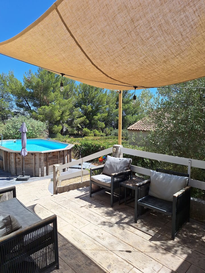 Maison Familiale Clim + Piscine, Proche Mer Et Lac - 蒙彼利埃