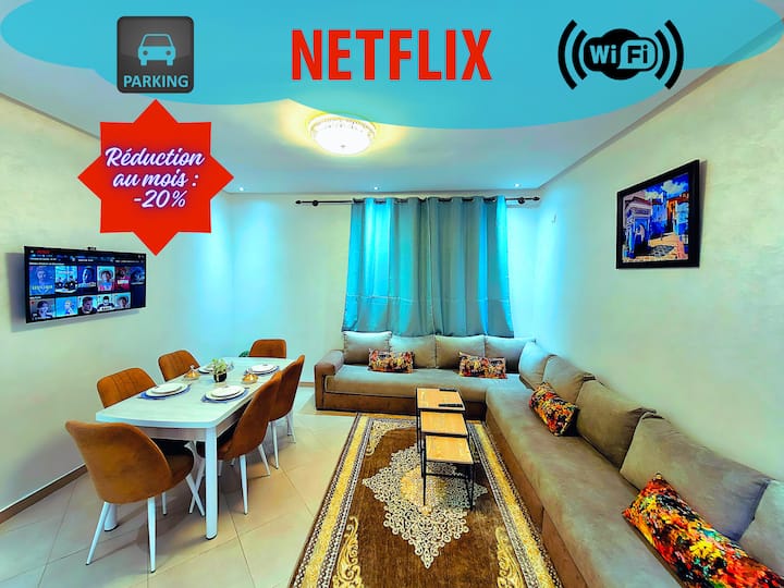 Appartement Neuf, Confort Et Calme Pour Familles - Agadir