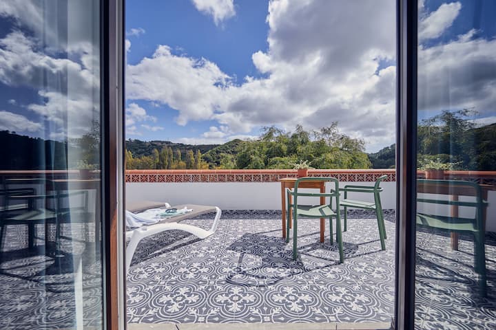 Ensuite Room In Coliving, Valley View From Balcony - Ericeira