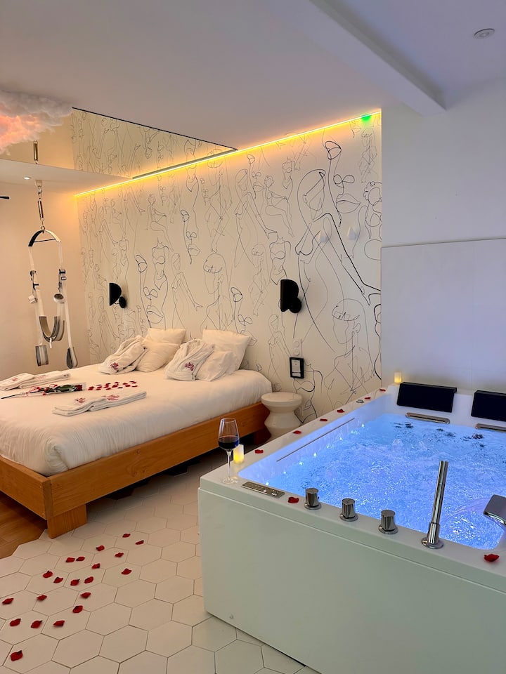 La Belle Nuit - Nuit ÉTernelle Romantique Jacuzzi - Saint-Gilles