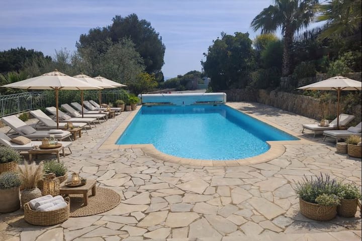 Villa Privée Avec La Piscine Et Vue Mer - Roquebrune-sur-Argens