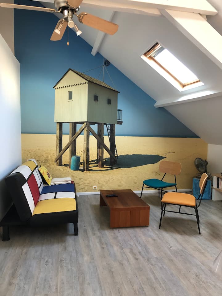 Appartement Original 60m2 Au Cœur De Saint Nazaire - Saint-Nazaire