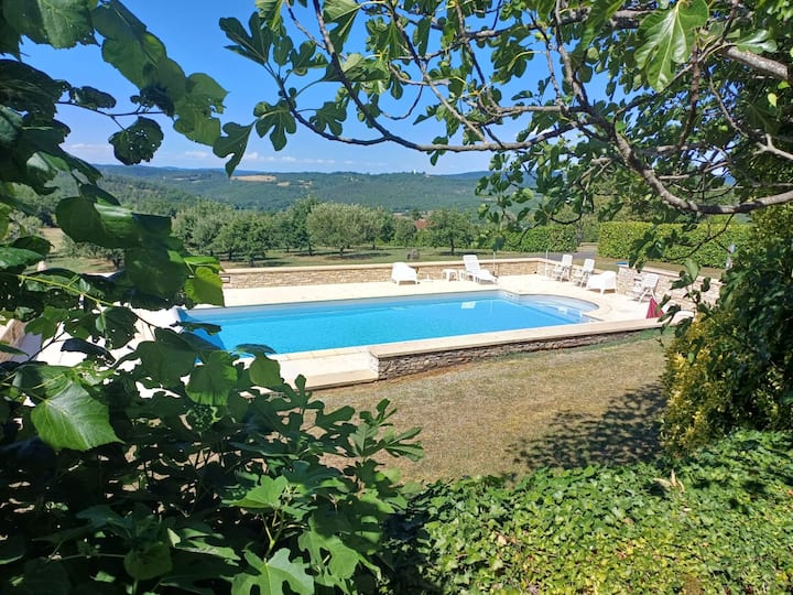 Gîte Le Tilleul Avec Piscine - Castelnaud-la-Chapelle
