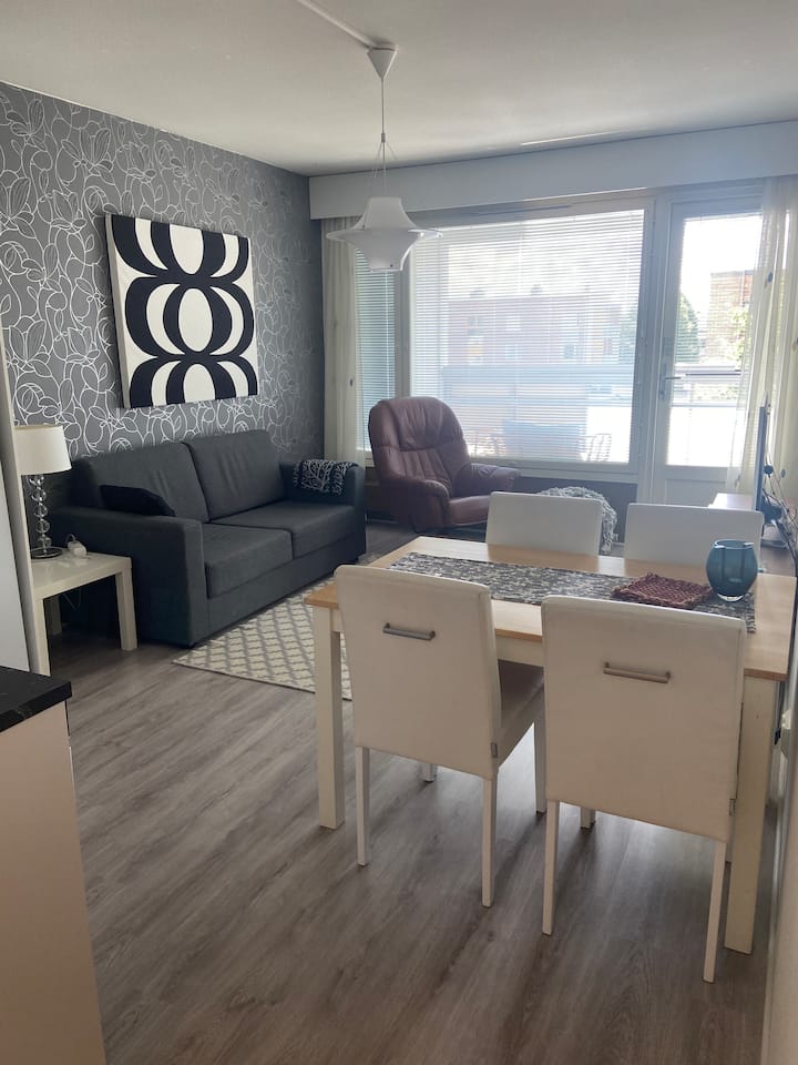 Tilava Kaksio Isolla Parvekkeella+maksuton Parkki - Ilmajoki