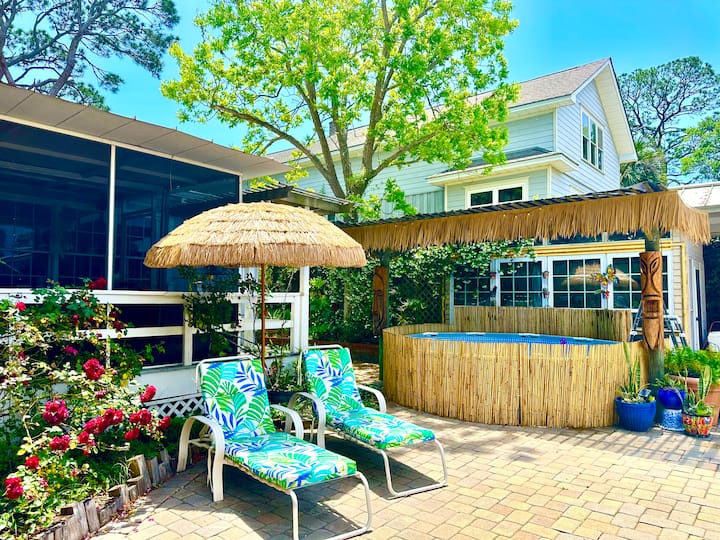 Sunset Suites - Hot Tub, Pool, Dock, Kayaks, Bikes - Tybee Island, GA