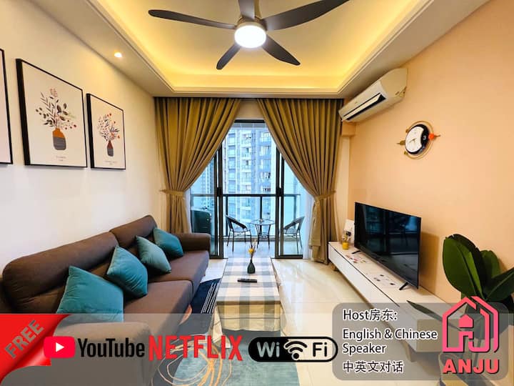 Cozy 1br Unit At R&f Princess By Anju - Woodlands