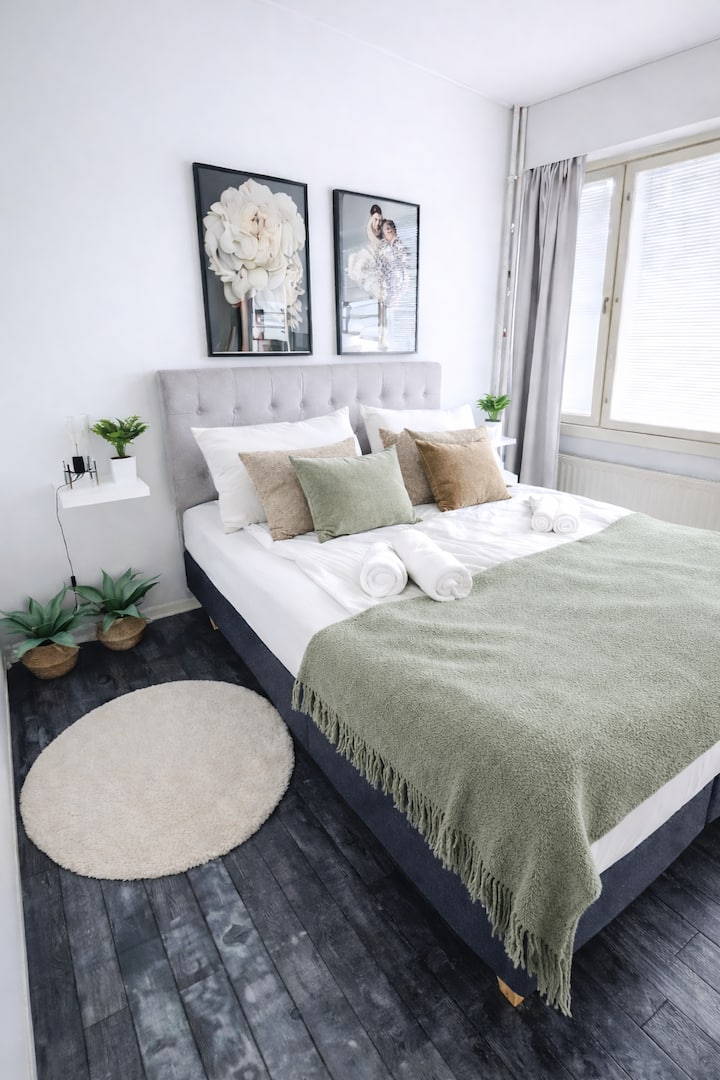 》Kaupunkikoti, Perheille 1-6 Hlö, Etätyöhön, Wifi - Turku