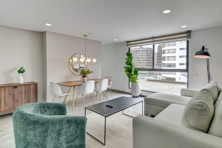 Calle 100 • 2 Habitaciones + Parking - Bogota