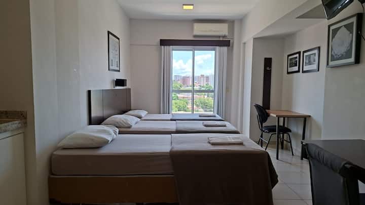 Flat Em Frente A Usp, Wi-fi, Split E Tv A Cabo 907 - Bauru
