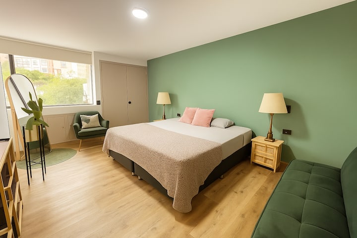 P2 Poblado - Manila Loft | Big Bathroom |500mb - Medellín