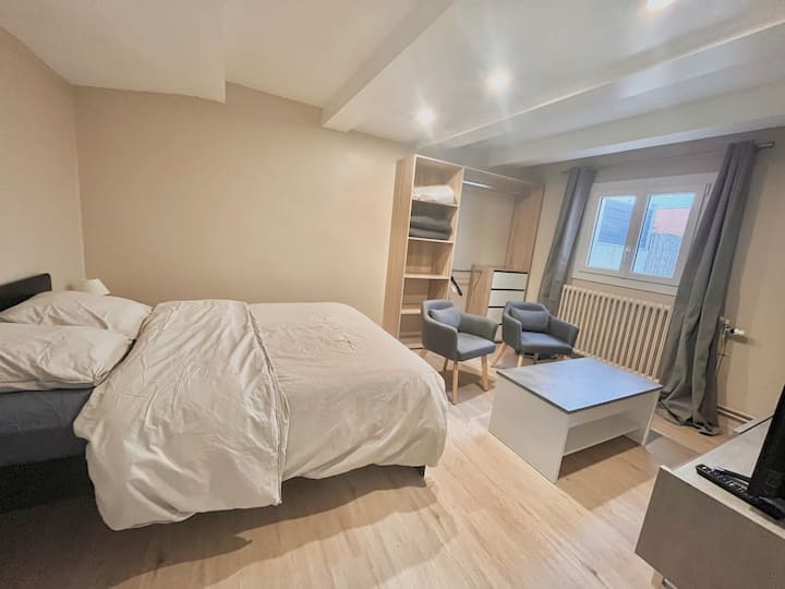 Studio Avec Cuisine, Salle De Bain Et Garage Privé - Le Mans