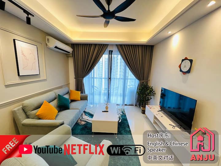 Cozy 2br Unit At R&f Princess By Anju - Woodlands