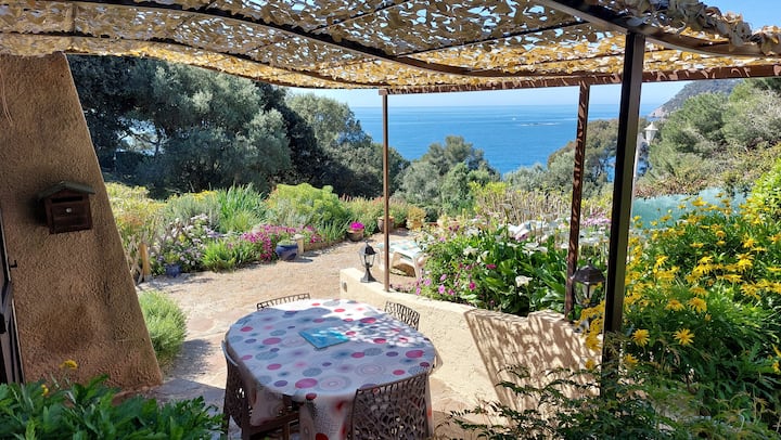 Bas De Villa Vue Mer Au Calme Chez Habitant Giens - Porquerolles