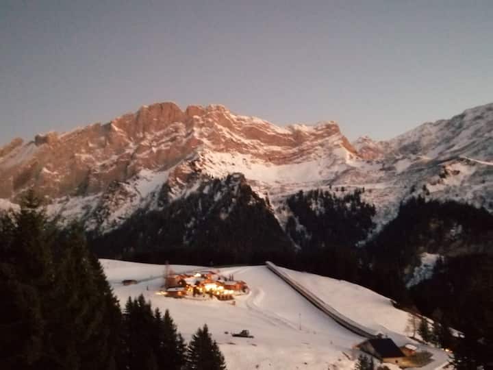 Appartement Calme Avec Vue Et Grand Balcon - Gryon