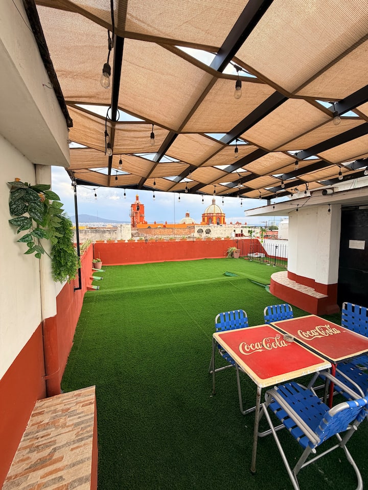 Casa-tita Penthouse With Roofgarden In City Center - Santiago de Querétaro