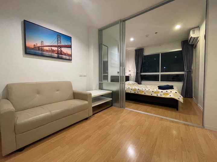 1br Near Bkk Airport/airport Link/skytrain+wifi -1 - Bangkok