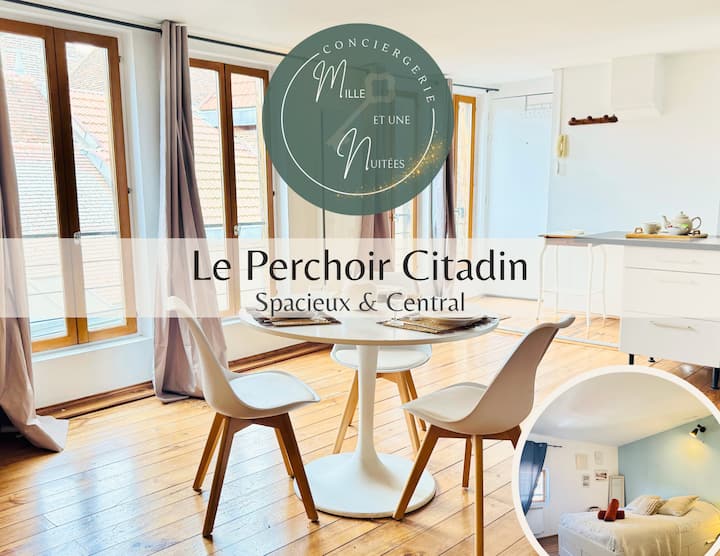 Le Perchoir Citadin - Hypercentre & Wifi - Troyes