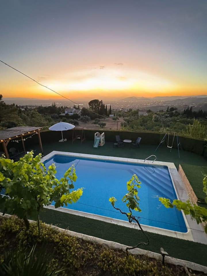 Casa Rural Balcón De Monachil Piscina Privada - Monachil