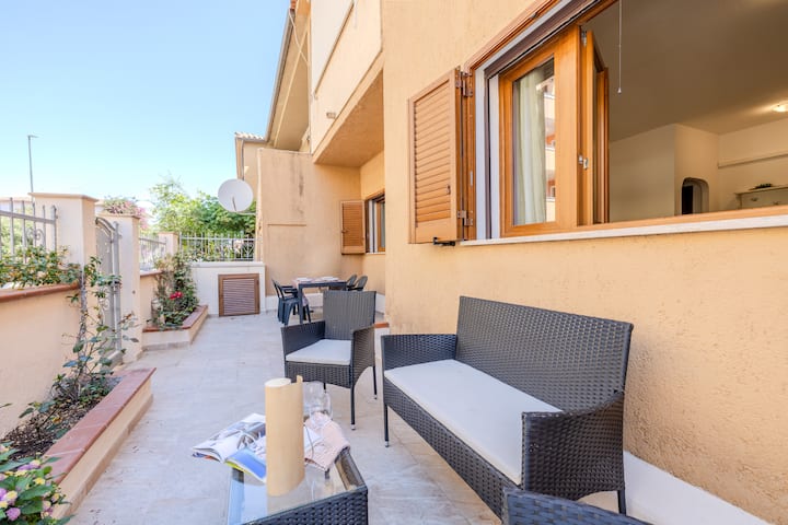 À 5 Minutes De La Mer -Appartement Avec Jardin - Olbia