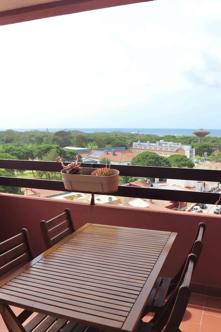 T3 Em Frente à Praia Com Vista Mar - Costa de Caparica