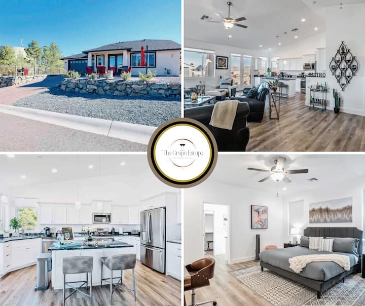 The Grape Escape/luxury Stay/views/walk 2 Old Town - Cottonwood, AZ