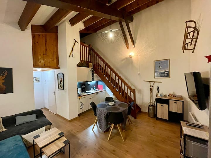 Studio Mezzanine Vue Panoramique Tout Confort - Puigcerdà