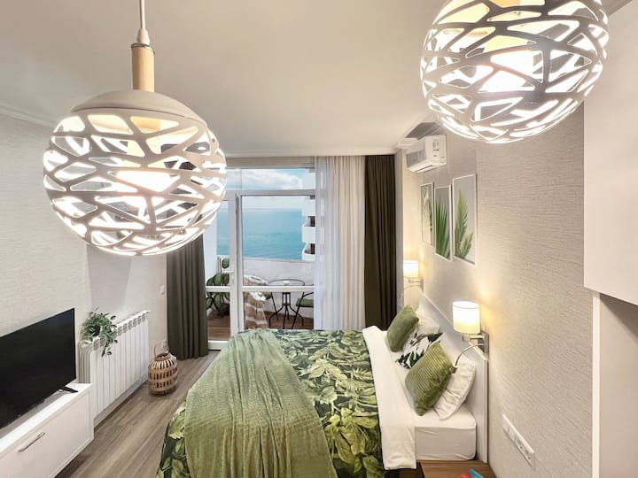 Sea View Studio With Bali Vibes - Batumi