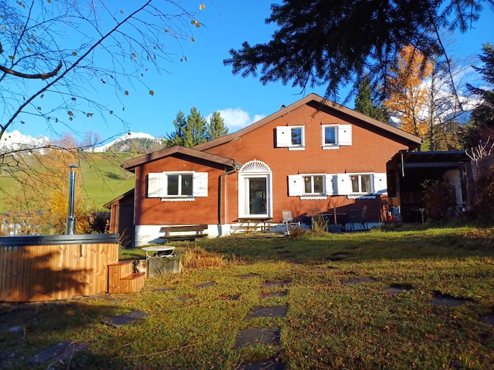 Chalet Chic Mit Hot Pot - Wildhaus