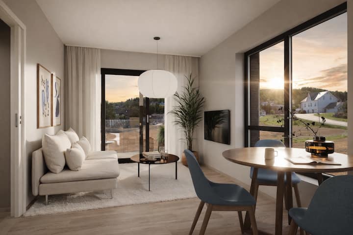 Lys Hjørneleilighet I 3. Etasje - Trondheim