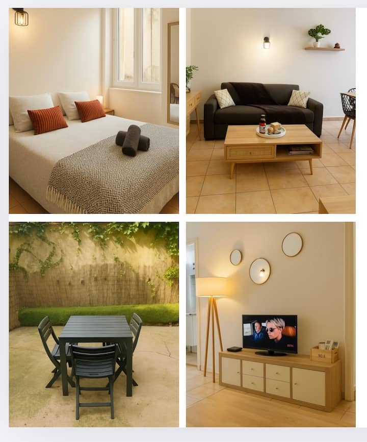 Cosy T1 30m² Avec Cour En Plein Cœur De Ville - Marmande