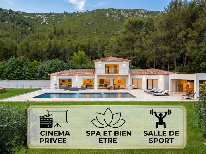 ✨Villa Koï Castellet✨spa✨salle De Sport✨cinéma🍿 - Cuges-les-Pins
