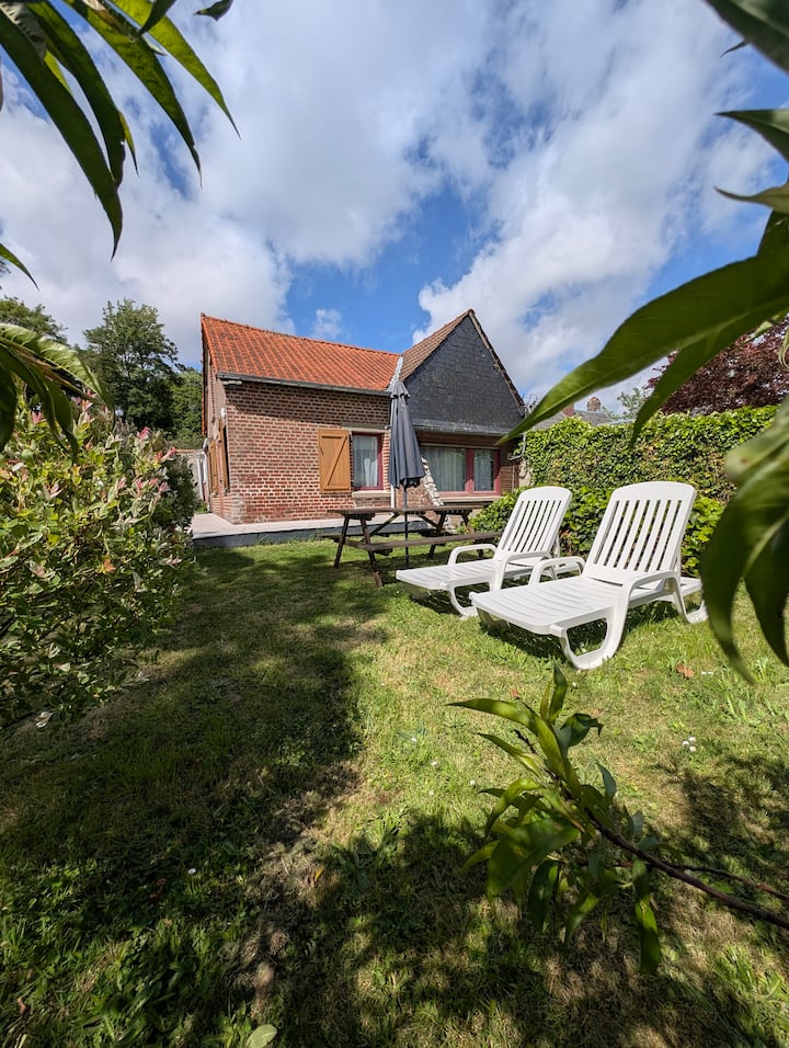 Maison Chaleureuse Avec Jardin - Baie de Somme
