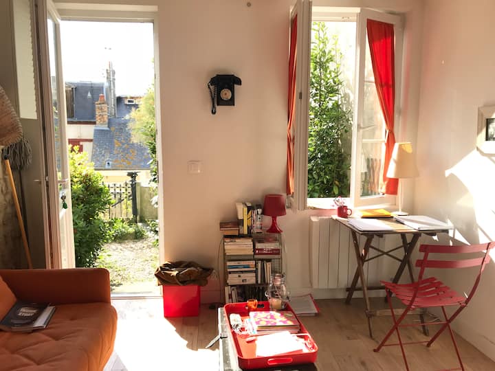 Charmante Maison Avec Jardin (3 Min Plage) - Deauville