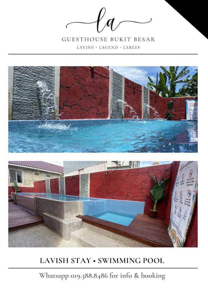 Lavish Stay 6 Rooms 6 Toilets With Pool @ Kt - Kuala Terengganu
