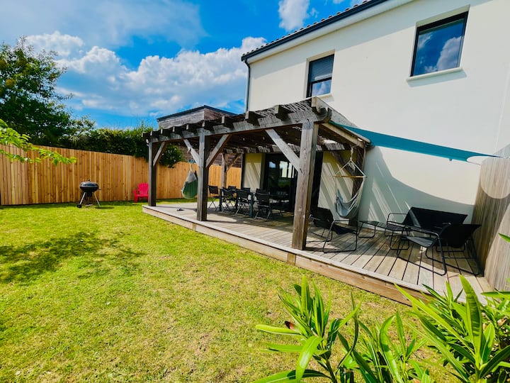 Entre Plage & Détente, Maison Avec Jardin Privé - Longeville-sur-Mer