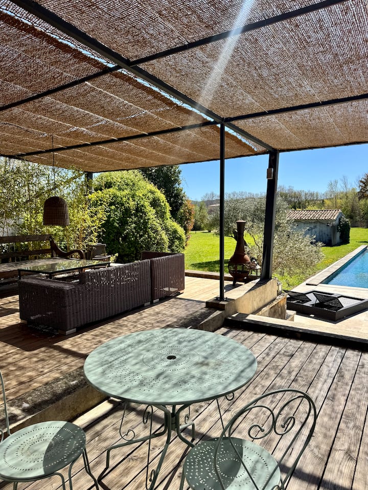 Magnifique Villa Avec Piscine Au Coeur De Luberon - Cadenet