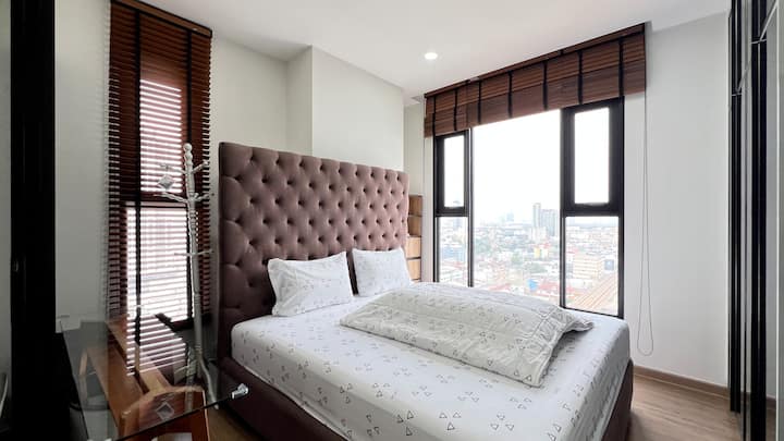 1 Br 36 Sqm 1 Min To Bts Bang Pho, Quiet Residence - Bangkok