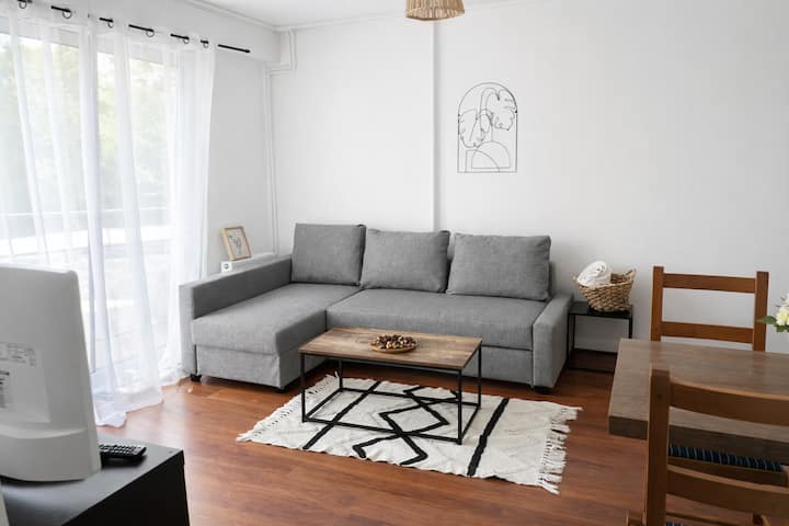 Logement 2 Chambres Parking Privé Gratuit - Dijon
