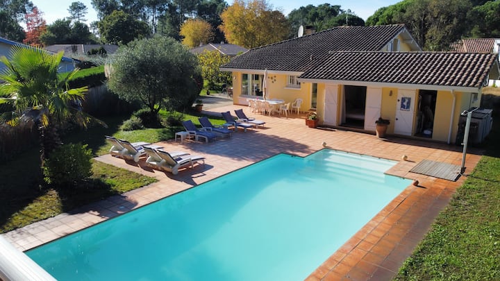Villa Sweetlandes-11p-piscine-proche Plages-landes - Moliets-et-Maa
