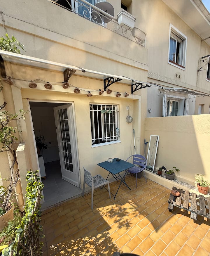 Adorable 2p Juan Les Pins Rez De Terrasse 500m Mer - Antibes