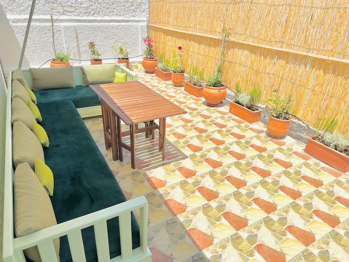 Maison Bouganville Avec Terrasse Côté De La Plage - Martil